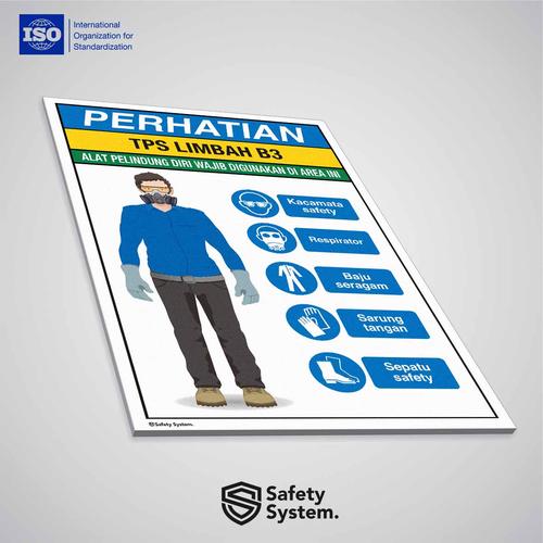 Jual Sign Rambu K3 Personal Protective Equipment - APD Area TPS Limbah ...