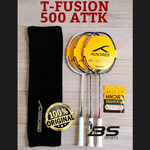 Jual RAKET BADMINTON HUNDRED T-FUSION 500 ATTK TFUSION 500 ATTACK ...