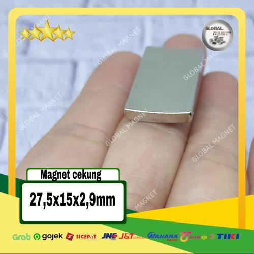 Jual Magnet Neodymium Lingkaran / Magnet Cekung 27,5x15x2,9mm - Jakarta ...