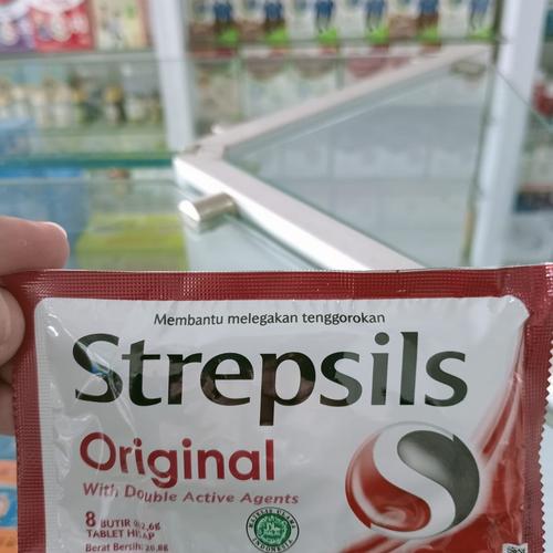 Jual STREPSILS TABLET HISAP ORIGINAL SACHET ISI 8 - Kota Depok - apotek ...