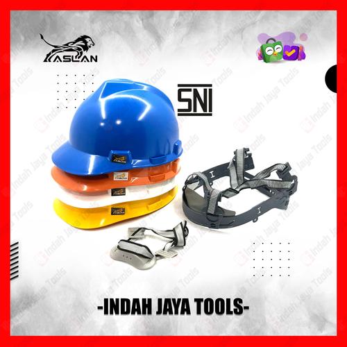 Jual ASLAN Helm Proyek SNI Model Kancing Topi Safety Helmet Kepala ...