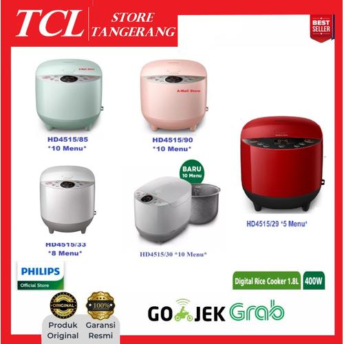 Jual RICE COOKER PHILIPS HD4515 1.8L HD 4515 DIGITAL DISPLAY PENANAK ...