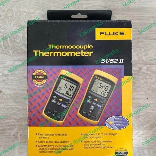 Jual Fluke 52 II Dual Probe Digital Thermometer - Jakarta Barat ...