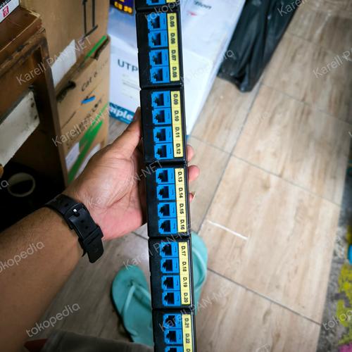 Jual patch panel panduit 24 port + modular CJ688TGBU - Jakarta Pusat ...