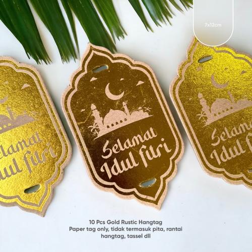Jual Belt Hangtag Gold Hang Tag Gold Selamat Hari Idul Fitri - Jakarta ...