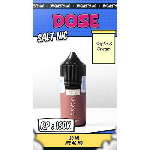 Jual Dose Coffee & Cream Salt Nic 30ML by Hex Juice / Liquid Dose ...