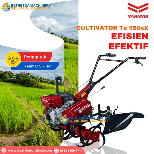 Jual mesin traktor mini YANMAR Te 550ex + Cultivator Yanmar 5.7 hp Guludan - Kota Surabaya ...