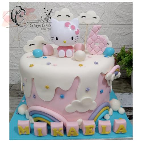 Jual Hello Kitty Fondan / Kue Ulang Tahun Hello Kitty / Hello Kitty ...