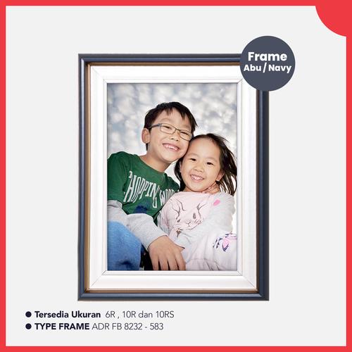 Jual Bingkai Frame Foto Fiber BIRU/ NAVY (6R, 10R,10RS) - 6R(15x20cm ...