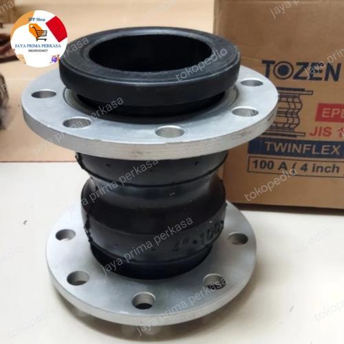 Jual FLEXIBLE RUBBER JOINT 2" INCH TWINFLEX TOZEN JIS 10K / DN50 10KG ...