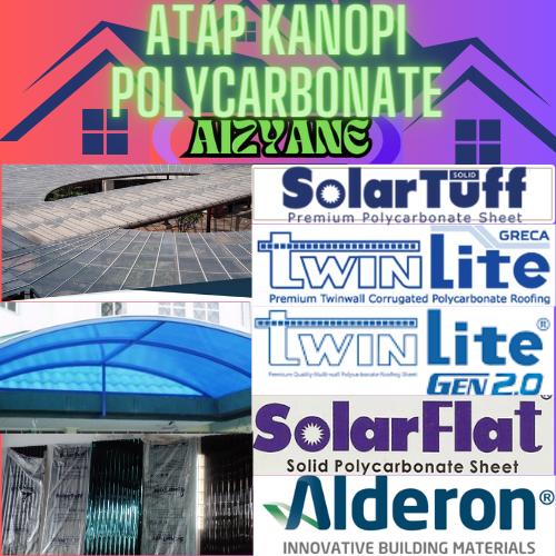 Jual Atap Kanopi Polycarbonate Kualitas Premium(Solartuff,Twinlite ...