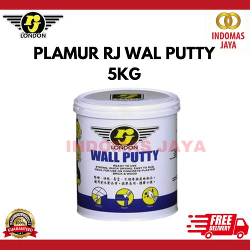 Jual RJ London wall putty 5kg Dempul Tembok Plamir Tembok Dempul Kayu ...
