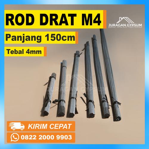 Jual ROD Drat M4 150cm | Rod Panjang Gantung Plafon | Rot 150 cm | 1,5 ...