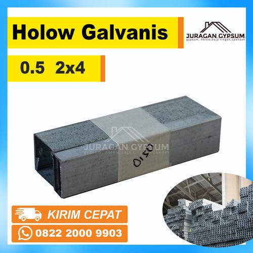 Jual holow galvanis 0.5 2x4 / hollow 0.5mm / holo 0.5mm 2 x 4 / Besi ...