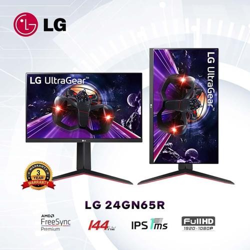 Jual LG Monitor 24GN65R 24" IPS 144Hz 1Ms HDR10 Ergo Stand VESA - Kab ...