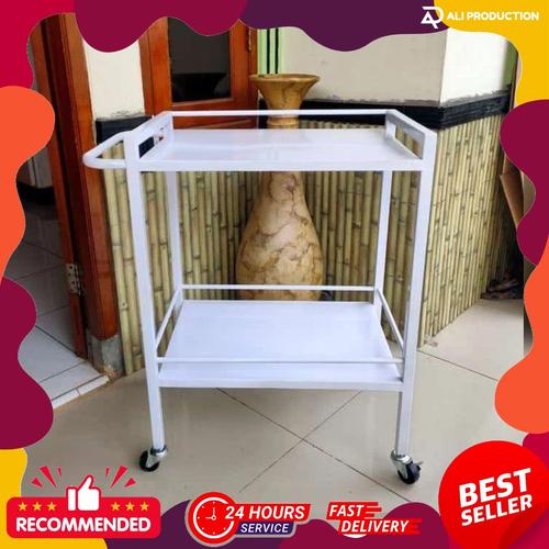 Jual Meja Trolley Instrumen 2 Rak Besi Troli Instrumen 2 Rak - Kab ...