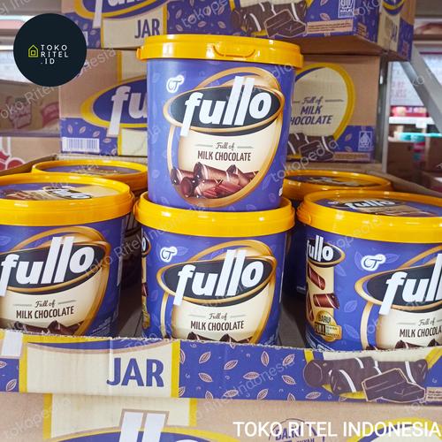 Jual NEW FULLO WAFER ROLL MILK CHOCOLATE JAR 200g/Fullo Vanila Milk ...