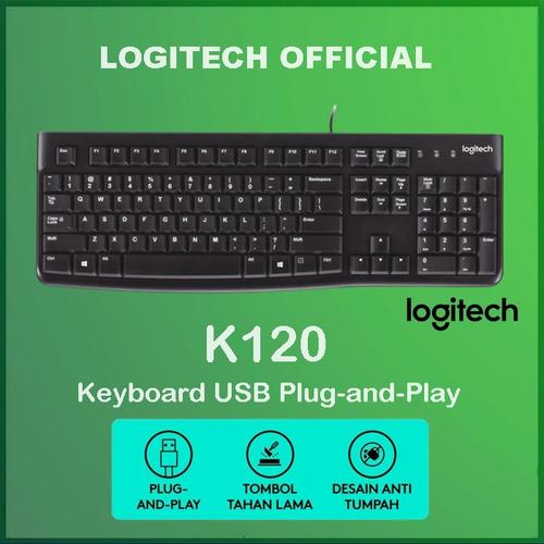 Promo Logitech K120 USB Wired Keyboard - Jakarta Barat - Official ...