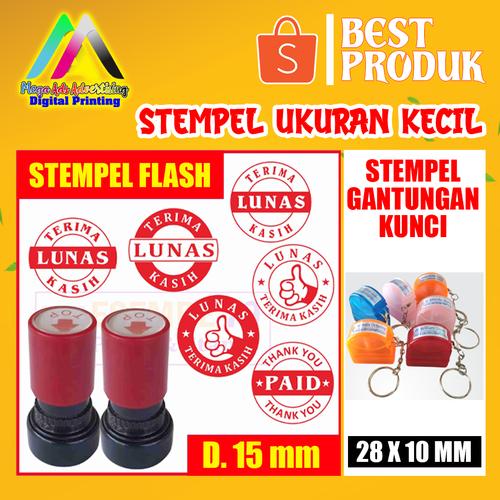 Jual STEMPEL FLASH OTOMATIS Free Design - KECIL - Kota Pontianak - Mega ...