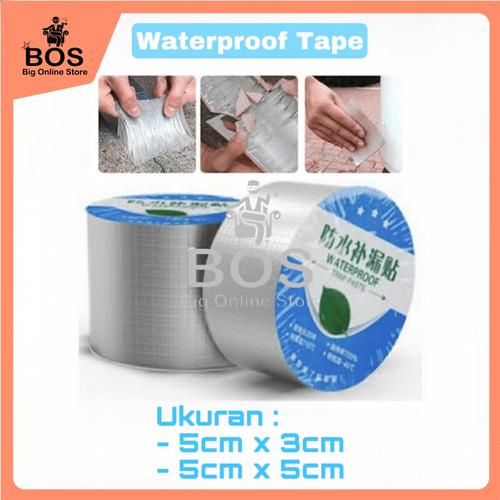 Jual Lakban Aluminium Foil Butyl Waterproof Tape Lem Anti Bocor 5cm x 3m 5m - 5 Meter - Jakarta ...