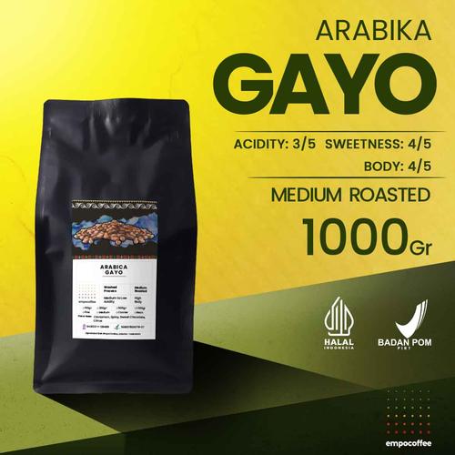 Jual Kopi Arabika Aceh Gayo Sumatra Arabica Coffee Bean Coffe Beans 1 ...