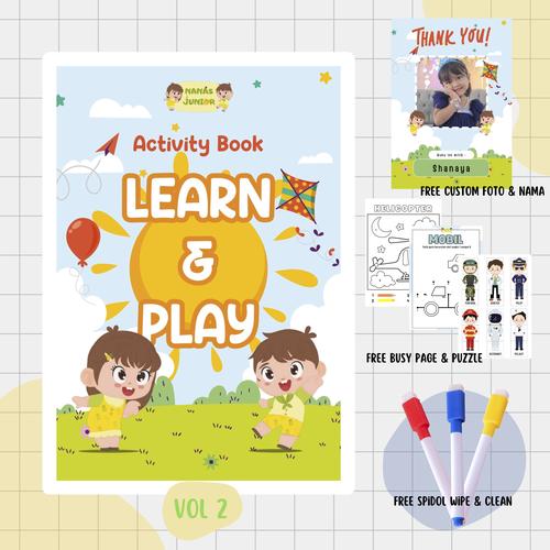 Jual Busy Book - Activity Book Buku Edukasi Anak 3 Tahun Paud TK Mr ...