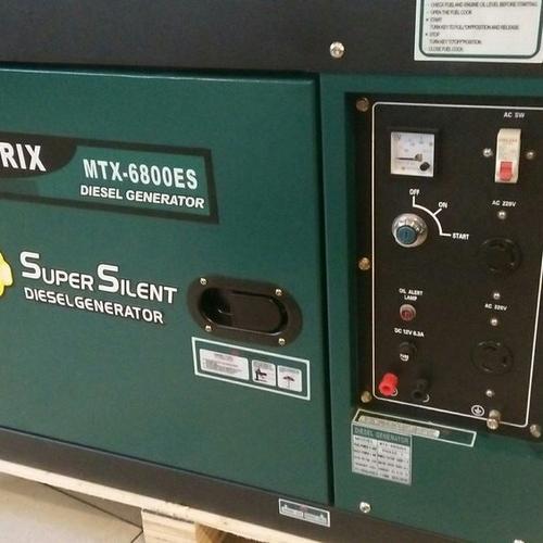 Jual Generator Listrik / Genset Diesel Matrix MTX 6800 ES - 5000 watt ...