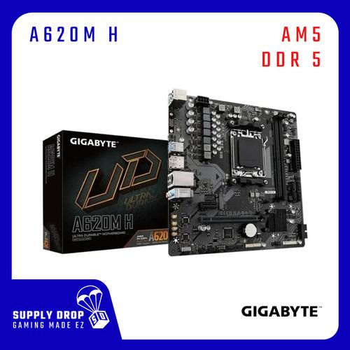 Jual Gigabyte A620M H (AM5, AMD A620, DDR5, USB3.2, SATA3) - Jakarta ...
