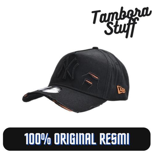 Jual Topi New Era Original 940 NY Cotton Damage Black Original ...