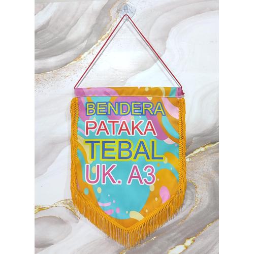 Jual Bendera Panji Custom/Bendera Pataka Renda 2 Sisi/Bendera Komunitas ...