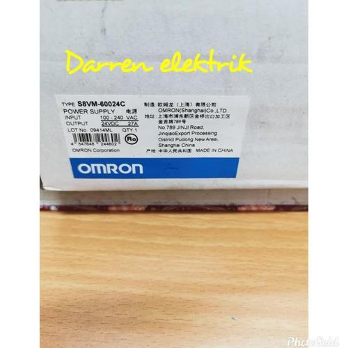 Jual "VE" power supply omron S8VM-60024C, 24vdc 27amper aslii - Kota ...