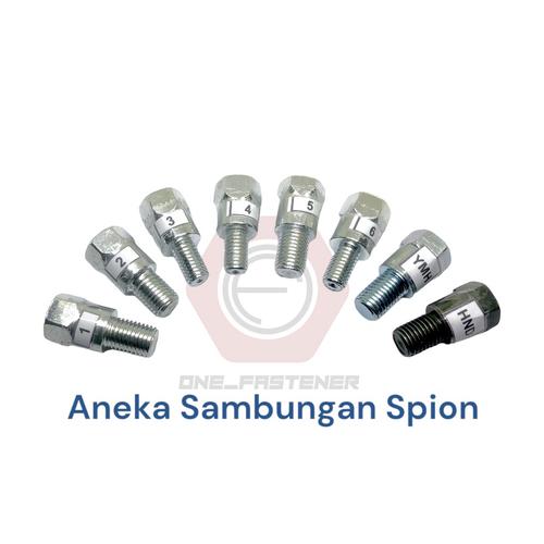 Jual Aneka Baut Adaptor Sambungan Spion Honda Yamaha Suzuki Vespa 14 ...