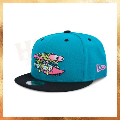 Promo Topi New Era Santa Cruz Slasher Collab Dark Teal 59Fifty Fitted ...