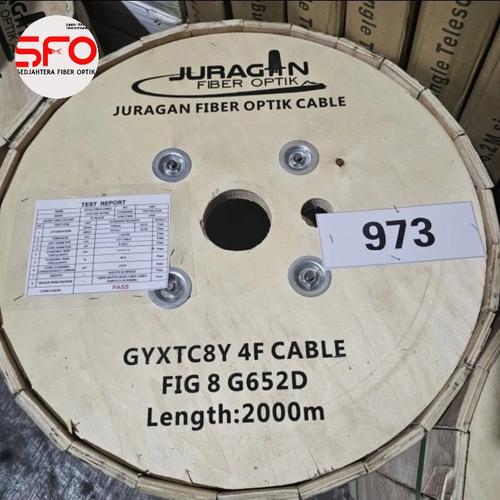 Jual Kabel fiber optik 4 core figure 8/KU mini 4 core FIG 8 G652D ...
