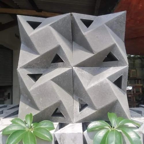 Jual roster beton roster minimalis roster modern Roaster motif - abu ...