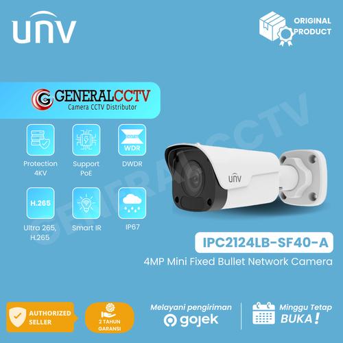 Promo Uniview IPC2124LB-SF40-A 4MP Mini Fixed Bullet Network Camera Cicil 0% 3x - Jakarta Barat ...