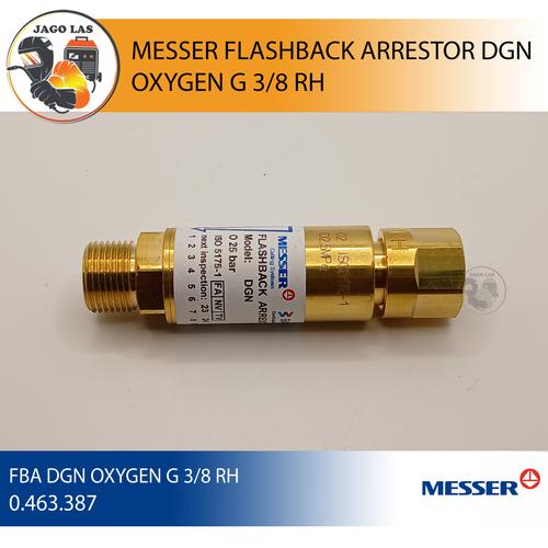 Jual Flashback Arrestor Oxygen G 3/8 RH MESSER GERMANY - Jakarta Barat ...