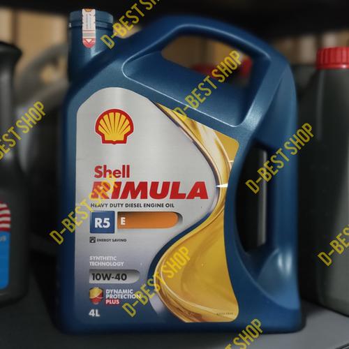 Jual Oli MESIN MOBIL DIESEL Shell Rimula R5 R5E 10W40 10W-40 - 4 Liter ...