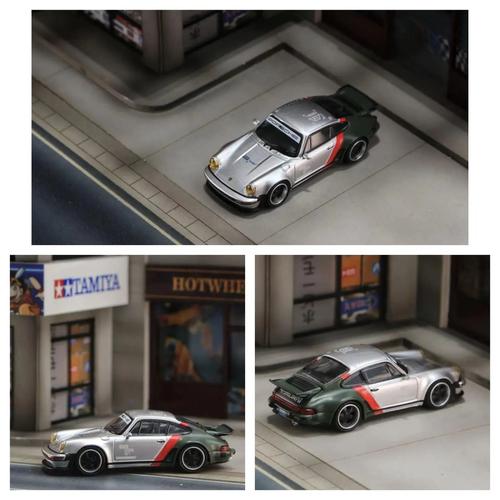 Jual Rhino Model 1/64 Singer Turbo Study 930 Cyberpunk Silver Diecast ...