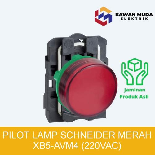 Jual SCHNEIDER PILOT LAMP MERAH 220Vac Type XB5AVM4 - Jakarta Barat ...