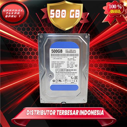 Jual HARDISK 500GB SATA 3,5" INCHI -HDD 500GB PC CPU BARU 0 DAYS - WD ...