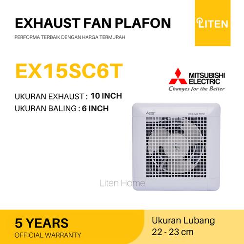 Jual Exhaust Fan Plafon Mitsubishi 6 Inch EX15SC6T / Kipas Angin 6 ...