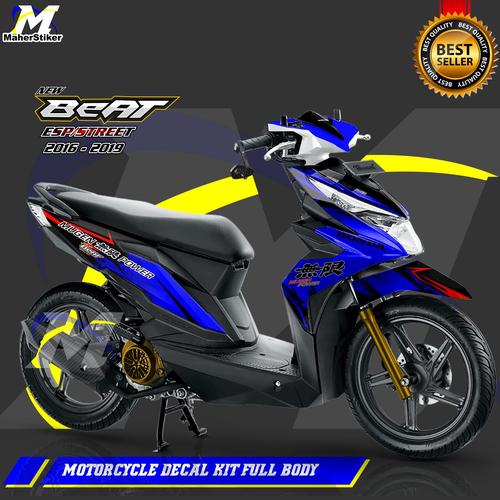 Jual Decal Full Body Motor Beat Esp Variasi Mugen Power - Kuning, PAKAI ...