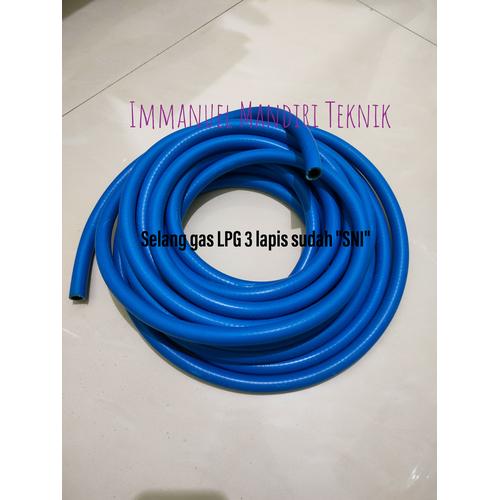 Jual Selang gas LPG 3 lapis / Selang gas LPG high pressure SNI - Biru ...