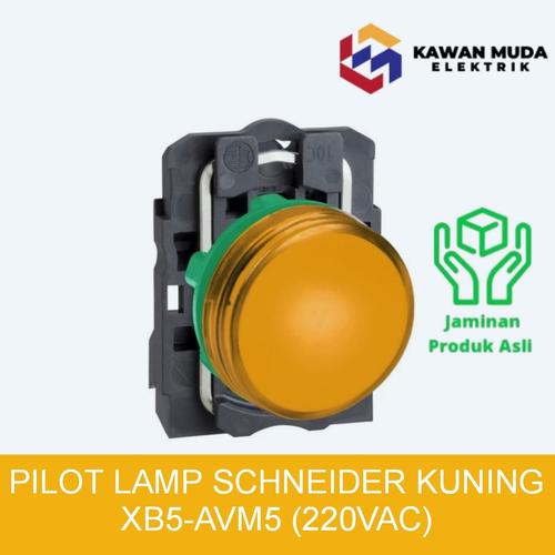 Jual SCHNEIDER PILOT LAMP AMBER/KUNING 220Vac Type XB5AVM5 - Jakarta ...