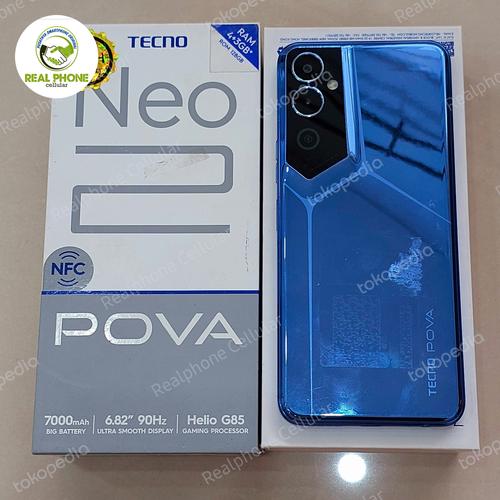 Jual TECHNO POVA NEO 2 4/128 SECOND MULUS FULLSET ACC LENGKAP ORIGINAL ...