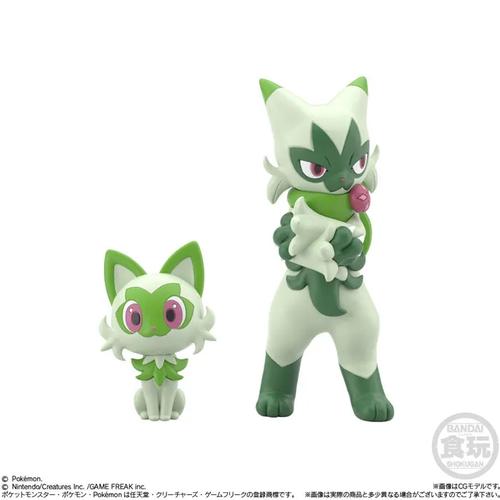 Jual Pokemon Bandai Scale World Paldea - Sprigatito & Floragato Figure ...