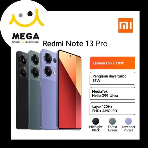 Promo Xiaomi Redmi Note 13 Pro 8GB + 256GB Garansi Resmi Xiaomi ...