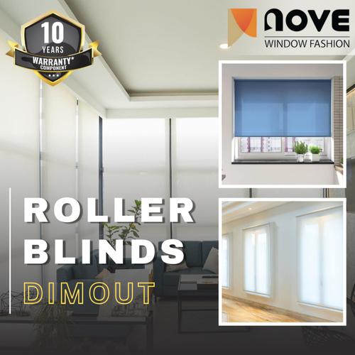 Jual Roller Blinds Indoor Dimout Chain 50 - Ukuran Custom - NOVE - DS ...