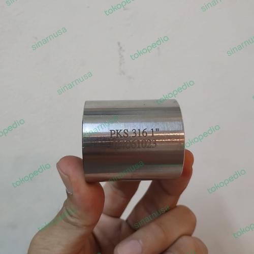 Jual Socket Stainless 316 1 " inchi DN 25 Coupling SDD Sock Drat Dalam ...
